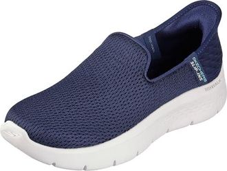 Skechers Hands Free Slip-Ins Go Walk Flex-Relish Baskets à Enfiler pour Femme, Bleu Marine, 38 EU