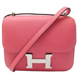Herm&egrave;s Crossbody Bags - NEUE HERMES MINI CONSTANCE III HANDTASCHE AUS LEDE - Gr. unisize - in Rosa - f&uuml;r Damen