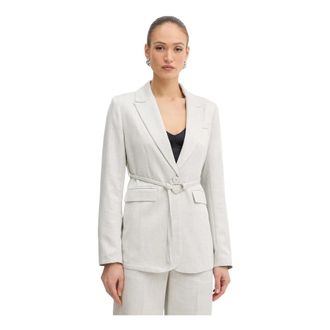 Fracomina Viskose-Blazer - - Jackets - Damen - Grau - L