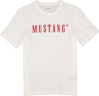 Mustang Jeans Herren T-Shirt weiß