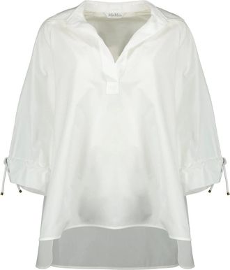 Max Mara Femme, Blouses et Chemises, Blanc, Taille: 36 FR Mxmadorni Blouse