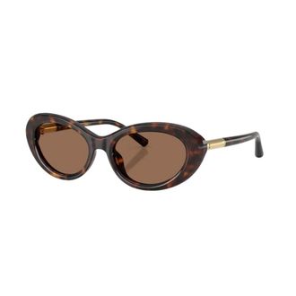 Dolce & Gabbana Femme, Accessoires, Brun, Taille: 54 MM Oval Lunettes de soleil
