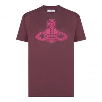 Vivienne Westwood Paris Orb Classic T-shirt - - Tops - Damen - Rot - L