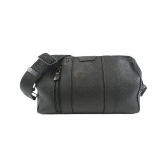Louis Vuitton Pre-owned Monogram Shadow City Keepall Calf Boston Bag - - Pre-owned - Herren - Schwarzk - ONE SIZE