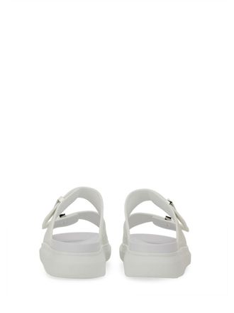 Alexander McQueen Hybrid Double Sandal - Silver