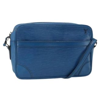 Louis Vuitton Sac bandouli&egrave;re Trocadero 27 Pre-owned - Femme - Pre-owned - Bleu - Taille: ONE Size