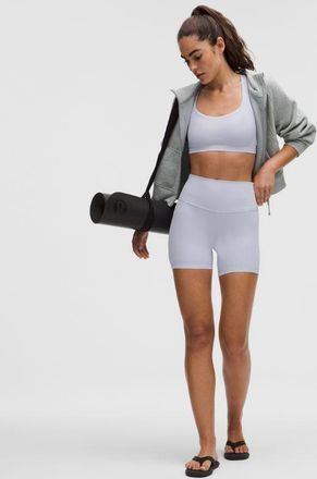 lululemon Short Align taille haute pour Femmes - 15 cm - Bleu - Taille 12