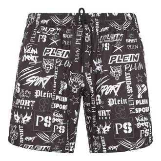 Plein Sport Homme, Maillots de bain, Noir, Taille: S Maillots de bain Short Pantalons