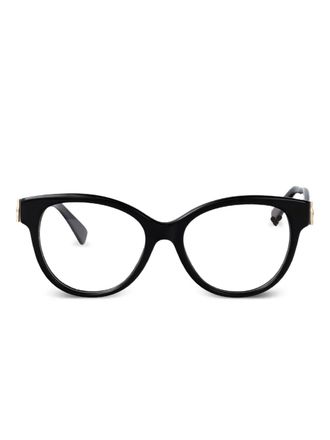 Longchamp lunettes de vue LO2714 à monture papillon - Noir