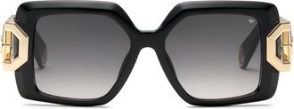 Philipp Plein Femme, Accessoires, Noir, Taille: ONE Size Hera Lunettes de soleil