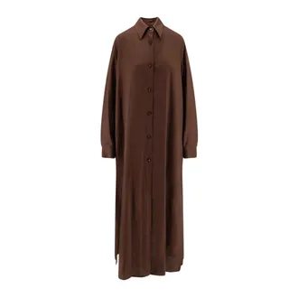 Hev&ograve; Femme, Robes, Brun, Taille: 40 FR Robe Chemise
