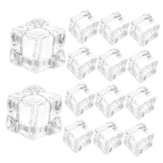 SOLUSTRE 130st&uuml;cke Transparente K&uuml;nstliche Eisw&uuml;rfel Acryl-dekorationsmodelle F&uuml;r Fotozubeh&ouml;r Requisiten Tischdeko Vasenf&uuml;llung Und Partydekoration