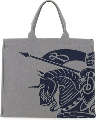 Burberry Canvas Tote Bag - - Bags - Damen - Grau - ONE SIZE