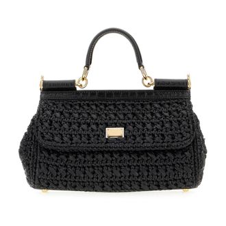 Dolce & Gabbana Elongated Sicily Tote Bag - - Bags - Damen - Schwarzk - ONE SIZE