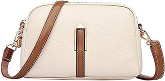 Generic Sac à bandoulière décontracté à bandoulière réglable pour femme - Sac à bandoulière transparent pour femme, beige, Taille unique