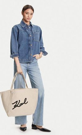 Karl Lagerfeld Handtasche A3W50108 &Eacute;cru