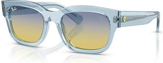Ray-Ban Rb2228m Scuderia Ferrari Collection Sonnenbrillen Hellblau Transparent Fassung Gelb Glas 53-19