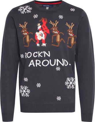 Blend Weihnachtspullover Rudolph