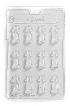 Mystic Moments Kakao 5 St&uuml;ck Racing Auto Schokolade Form 12 Vertiefungen, PVC, 17 x 26 x 2,1 cm