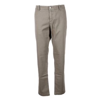 Jacob Cohen Baumwoll Elasthan Hose - - Trousers - Herren - Grau - W31