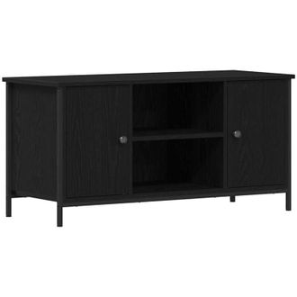 vidaXL Vidaxl - TV-Schr&auml;nk Schwarze Eiche 100 x 40 x 50 cm Holzwerkstoff