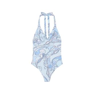 Pucci Femme, Maillots de bain, Bleu, Taille: 40 FR Maillot de bain Orchidee