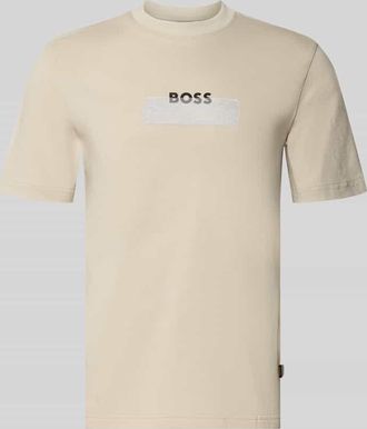 Boss Orange by Hugo Boss Regular Fit T-Shirt aus reiner Baumwolle Modell Te_LOGOTAPE