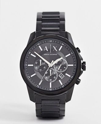 A|X Armani Exchange Banks - Herren-Armbanduhr in Schwarz