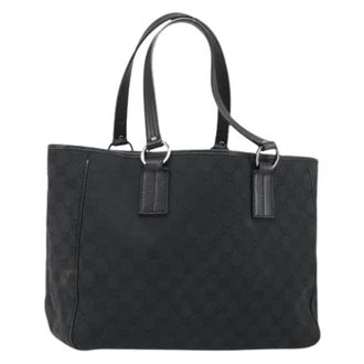 Gucci Pre-owned Vintage GG Canvas Tote - Femme - Pre-owned - Noir - Taille: ONE Size