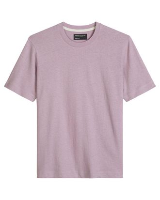 Marc O'Polo Strick-T-Shirt aus Bio-Baumwolle und Leinen, Regular Fit in