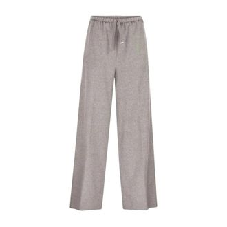Herno Hosen mit Kordelzug - - Trousers - Damen - Grau - L
