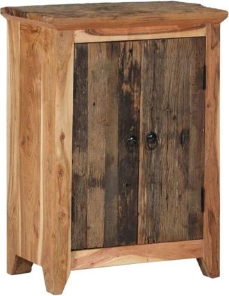 vidaXL Vidaxl - Buffet 55x33x75 cm bois massif dacacia et bois de r&eacute;cup&eacute;ration