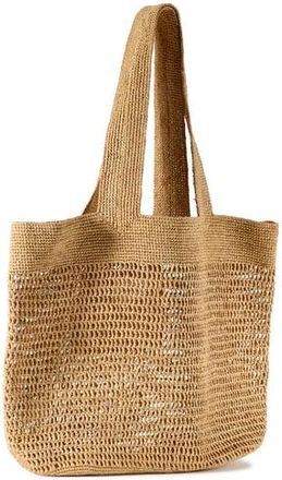 Saison 1865 Sac &agrave; main panier en raphia