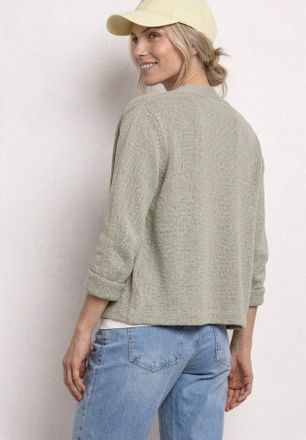 Street One Cardigan aus elastischem Materialmix