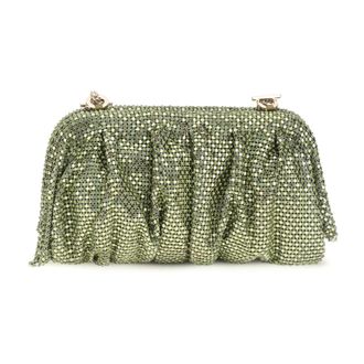 Benedetta Bruzziches Venus Clutch - Femme - Sacs - Vert - Taille: ONE Size