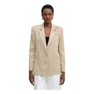 A|X Armani Exchange Leichte Jacke aus Crepe-Satin - - Jackets - Damen - Beige - XS