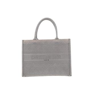 Dior Pre-owned Toile sacs-dior - Femme - Pre-owned - Gris - Taille: ONE Size