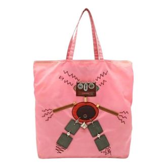 Prada Pre-owned Vintage Nylon Tote Bag - - Pre-owned - Damen - Rosa - ONE SIZE