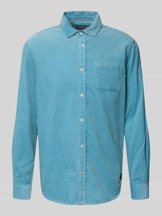Scotch & Soda Regular Fit Freizeithemd mit Label-Patch Modell CORDUROY