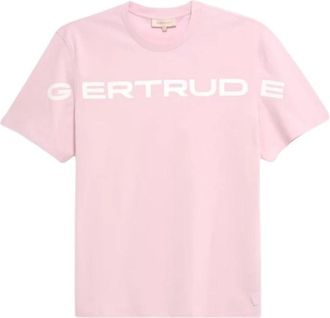 Gertrude Homme, Tops, Rose, Taille: M T-shirt L&eacute;once Word