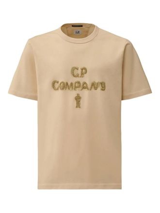C.P. Company t-shirt à logo brodé - Tons neutres