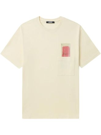 Jacquemus t-shirt à logo imprimé - Jaune