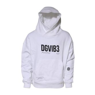 Dolce & Gabbana Wei&szlig;e Kapuzenpullover Logo-Druck - - Sweatshirts & Hoodies - Herren - Wei&szlig; - M