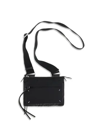 Maison Margiela Nylon Compact Shoulder Bag - Black