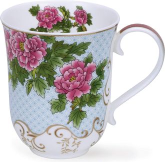 Dunoon Tasse aus feinem Porzellan, hergestellt in England, sp&uuml;lmaschinenfest, 330mililitre, Braemar-Form, Knochenporzellan, Babylon