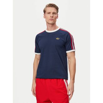 adidas T-Shirt 3-Stripes KC8636 Dunkelblau Regular Fit
