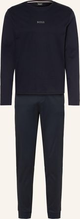 HUGO BOSS Schlafanzug Xmas blau