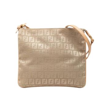 Fendi Pre-owned Canvas Crossbody Bag - - Pre-owned - Damen - Beige - ONE SIZE