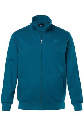 Men Plus Fleecejacke Sweatjacke Basic Stehkragen