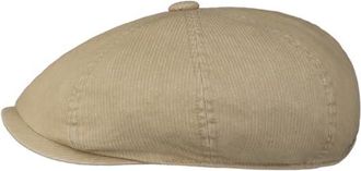 LIPODO Casquette Cavento Homme - Type Gavroche avec Visiere, Visiere Printemps-ete Ete - L (59-60 cm) Beige
